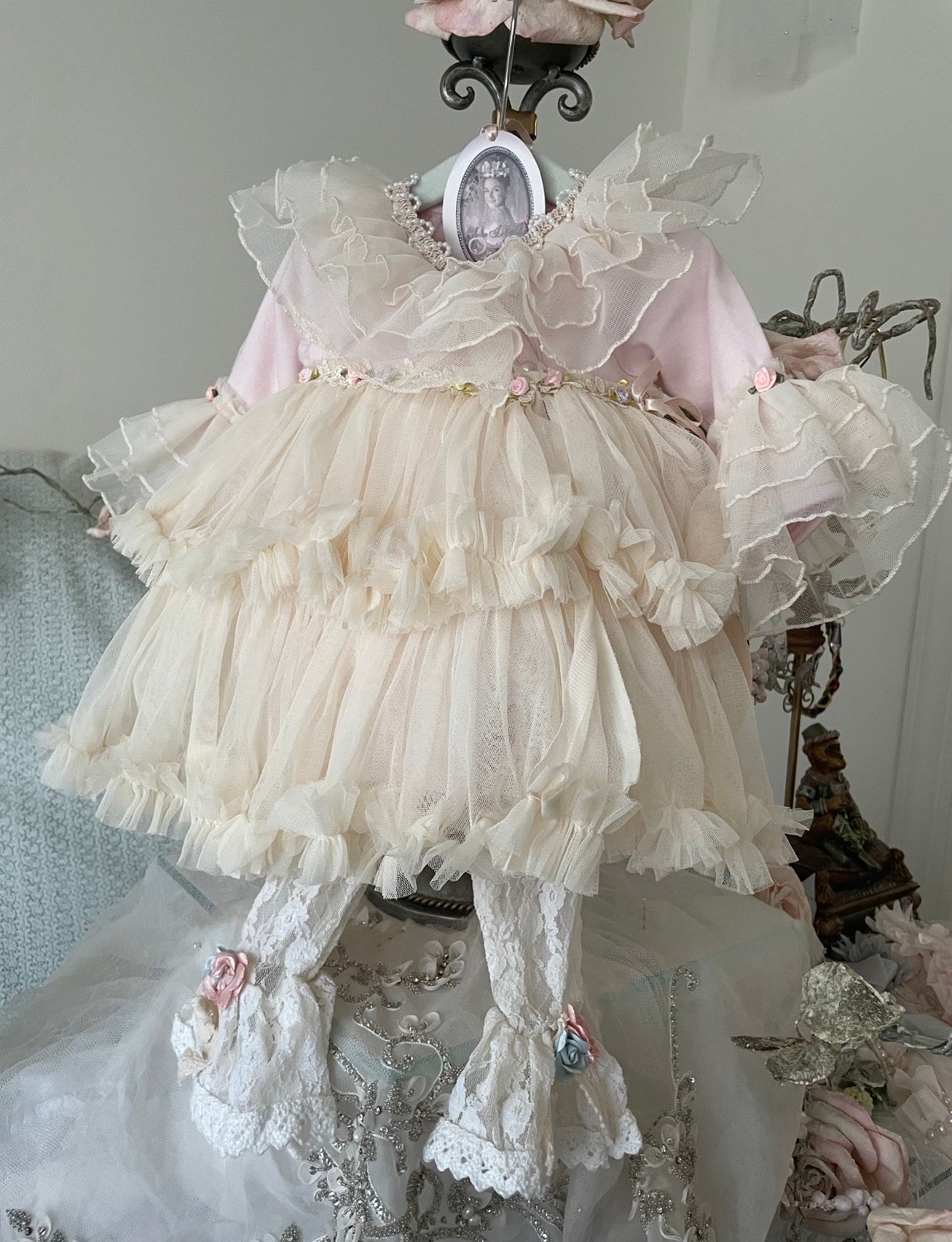 🎀 Collection D-Alli Blush Royale Tulle Dress Set – Designs By ELS
